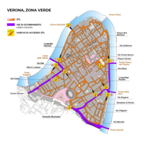 ZTL Verona 2026: mappa e orari di accesso in centro
